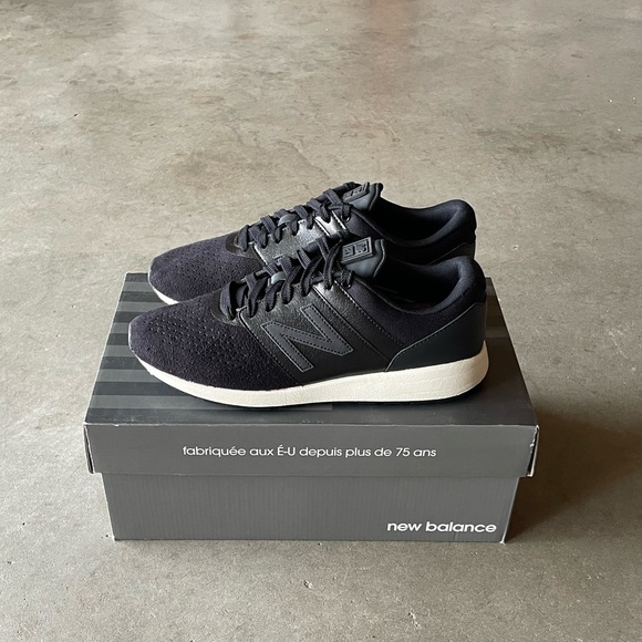 New Balance | Shoes | New Balance 24 Synthetic Black Meshsuede ...